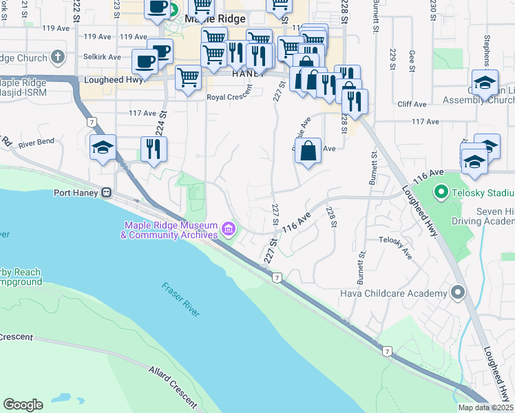 11601 227 Street, Maple Ridge BC - Walk Score