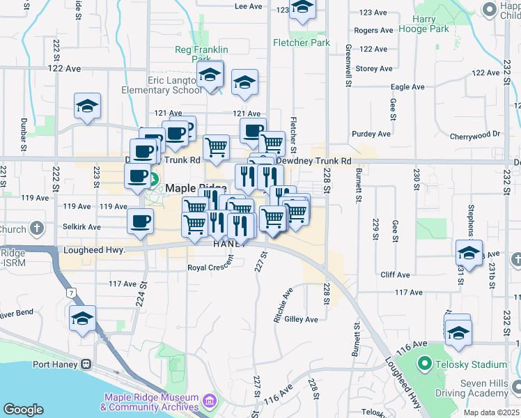 11893 227 Street, Maple Ridge BC - Walk Score