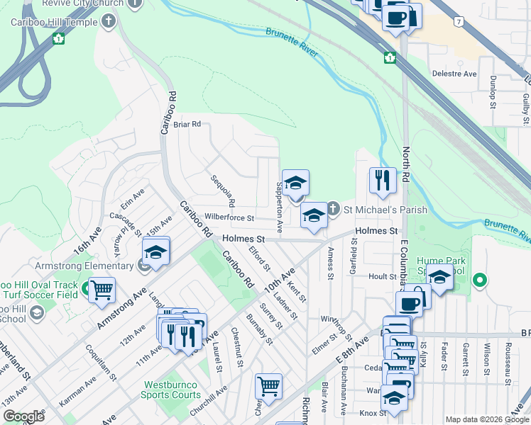 9140 Wilberforce Street, Burnaby BC - Walk Score