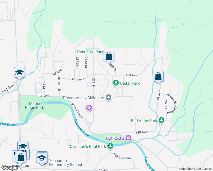 23651 132 Avenue, Maple Ridge BC - Walk Score