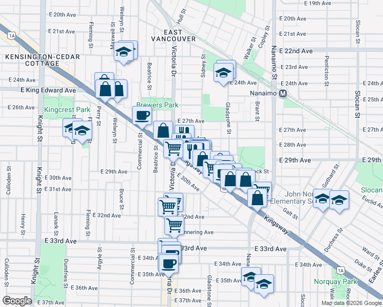 2075 Kingsway, Vancouver BC - Walk Score
