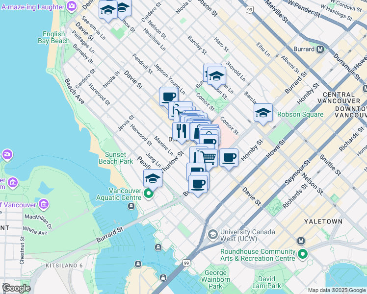1243 Thurlow Street, Vancouver BC - Walk Score