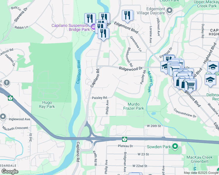 1415 Fintry Place, North Vancouver District BC - Walk Score
