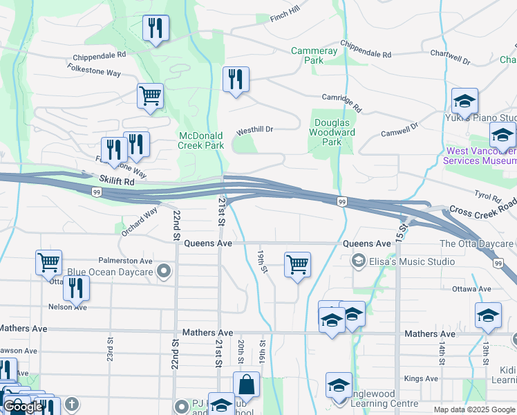 Rosebery Avenue, West Vancouver BC - Walk Score