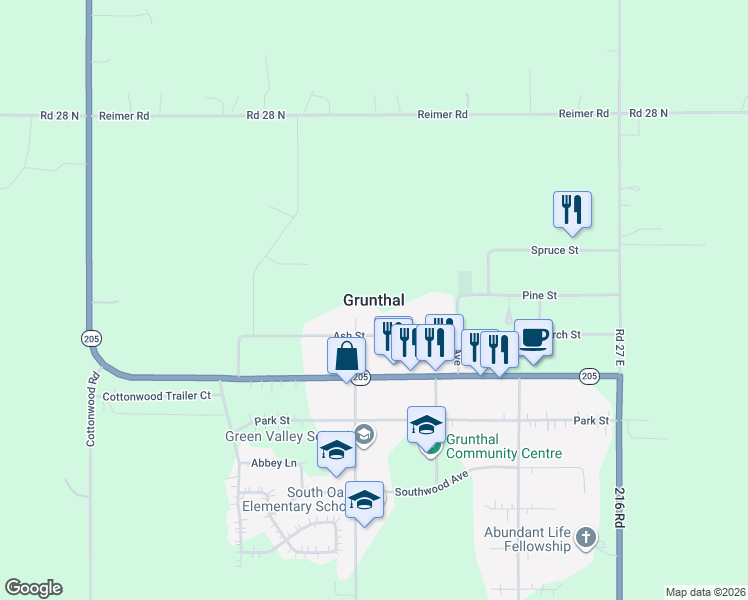 Hanover Rural Municipality MB - Walk Score