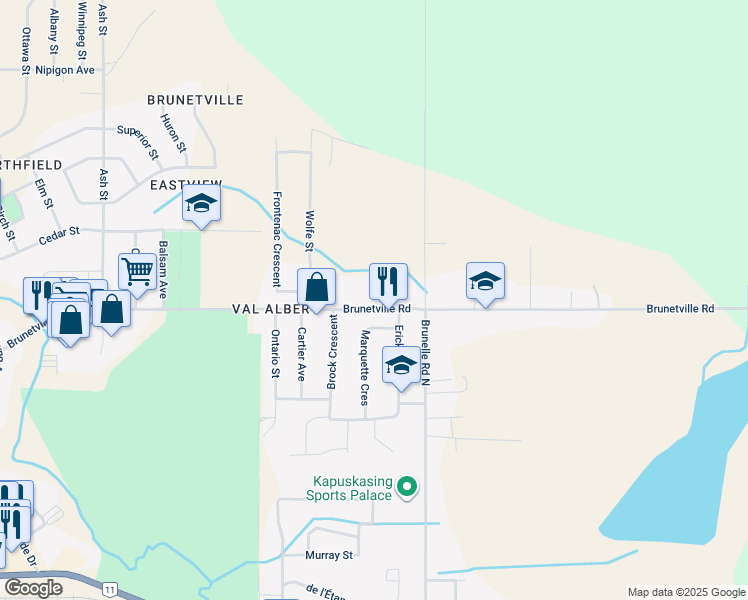 134 Brunetville Road, Kapuskasing ON - Walk Score