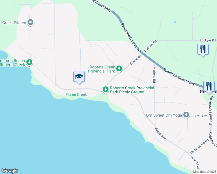 1078 Flume Road, Roberts Creek BC - Walk Score