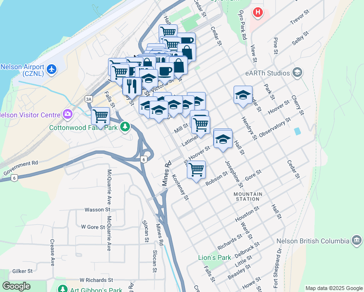 424 Latimer Street, Nelson BC - Walk Score