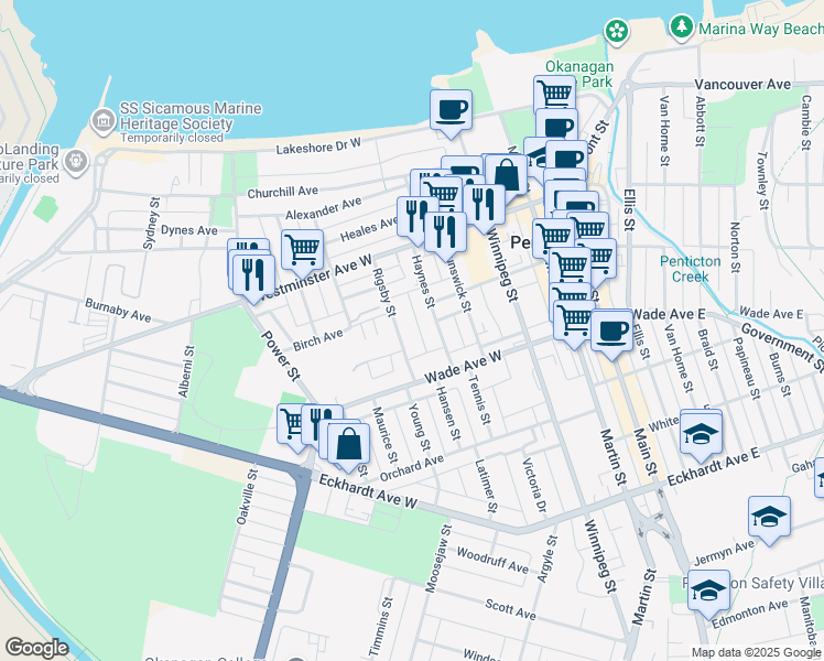 Penticton BC - Walk Score