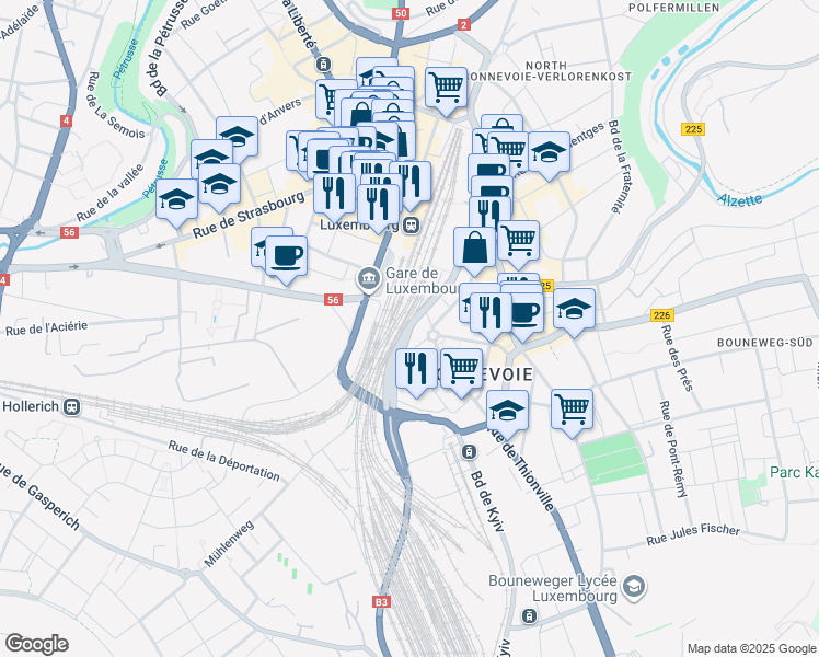 Rocade de Bonnevoie, Luxembourg Luxembourg - Walk Score