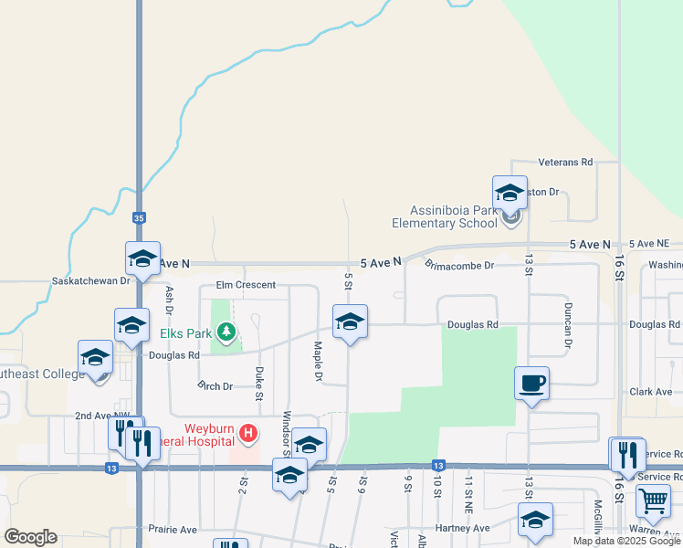 825 5 Street, Weyburn SK - Walk Score