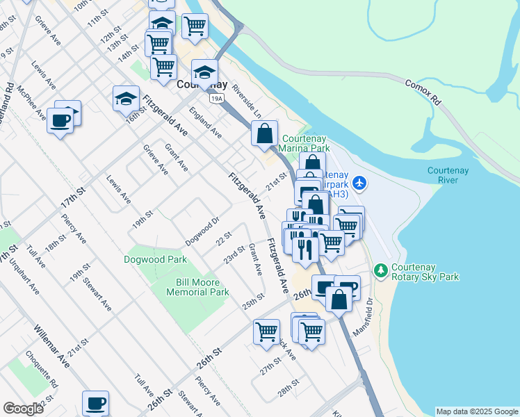 2151 Fitzgerald Avenue, Courtenay BC - Walk Score