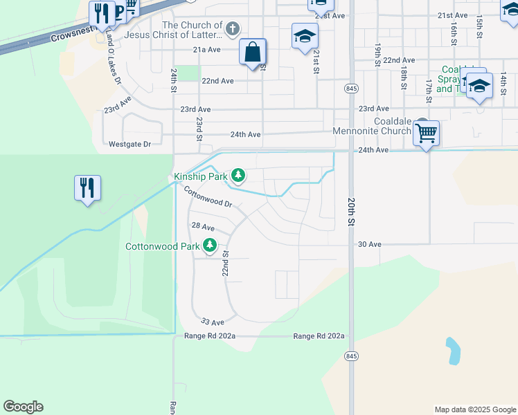 2716 22nd Street, Coaldale AB - Walk Score