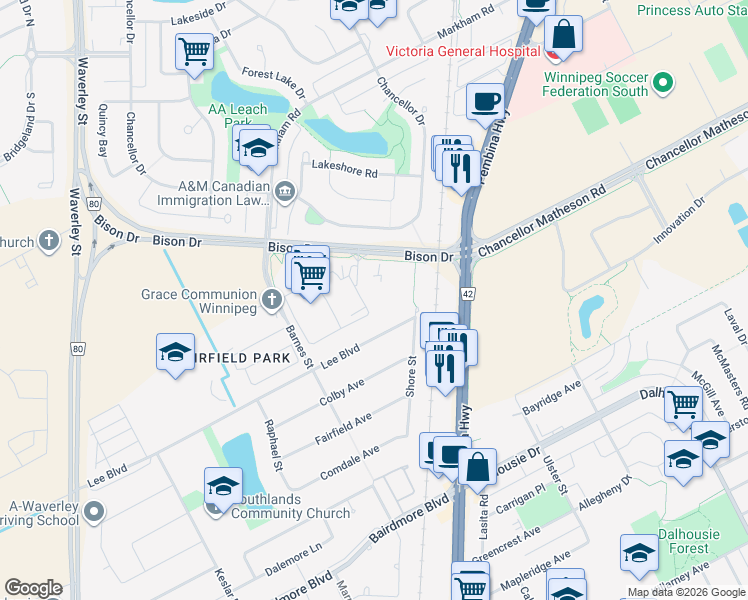 70 Bison Drive, Winnipeg MB - Walk Score