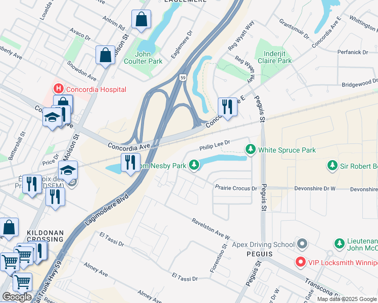 Philip Lee Drive, Winnipeg MB - Walk Score