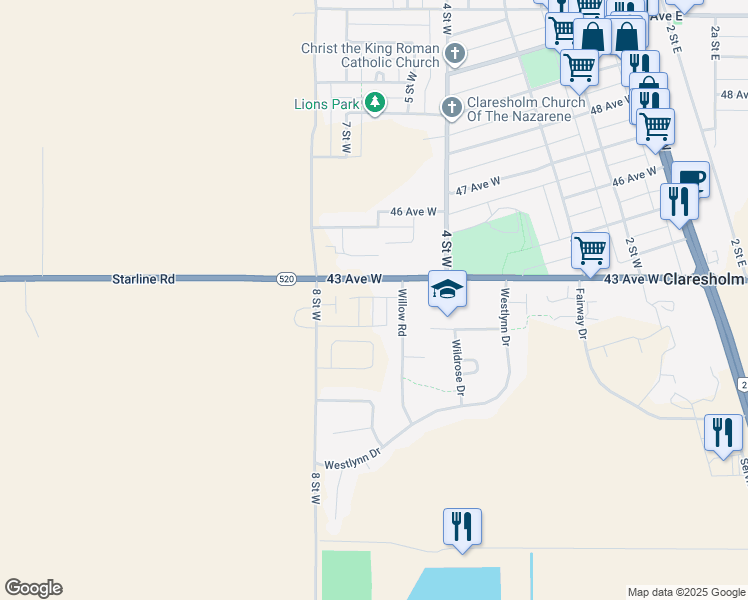 Sundance Street, Claresholm AB - Walk Score