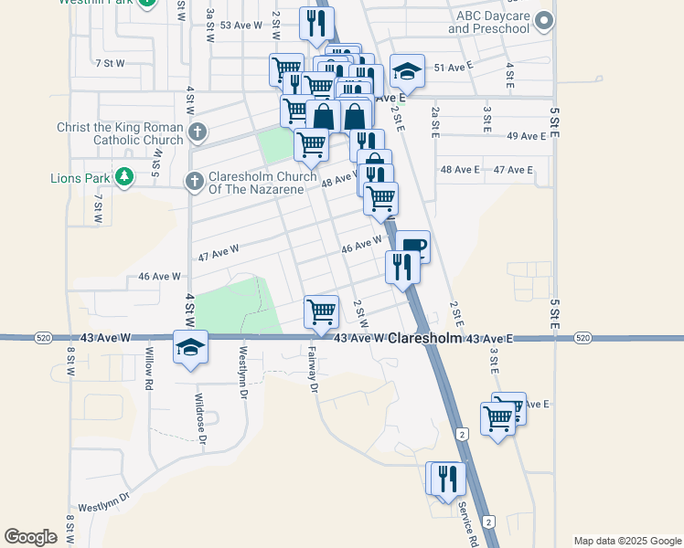 4509 2 Street West, Claresholm AB - Walk Score