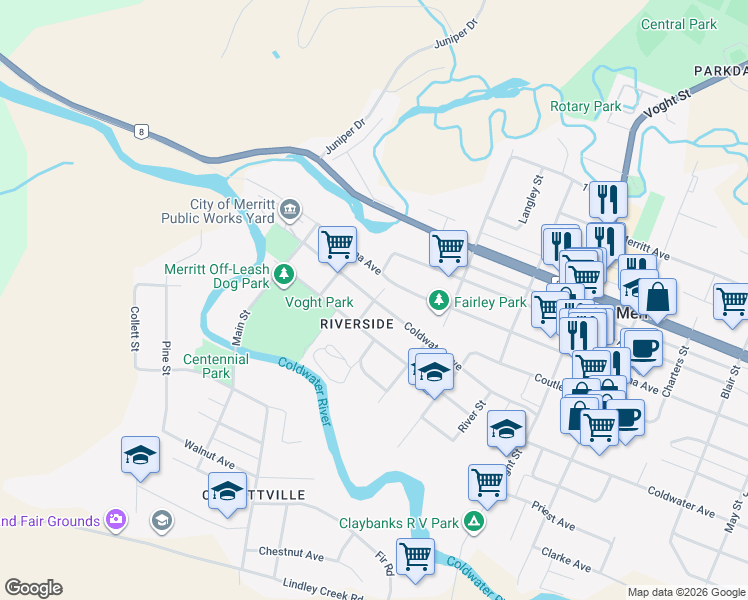 1599 Coldwater Avenue, Merritt BC - Walk Score