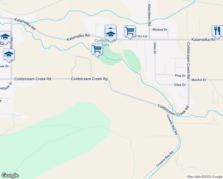 10104 Coldstream Creek Road, Coldstream BC - Walk Score