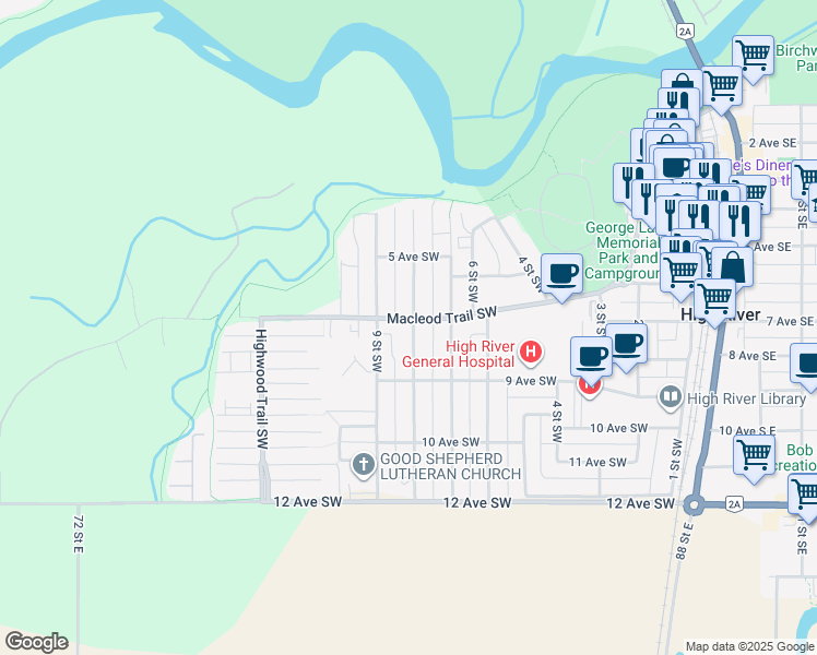 801 Macleod Trail Southwest, High River AB - Walk Score