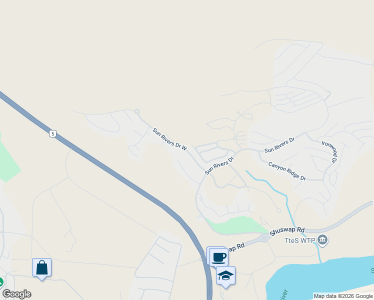 500 Sun Rivers Drive West, Kamloops BC - Walk Score