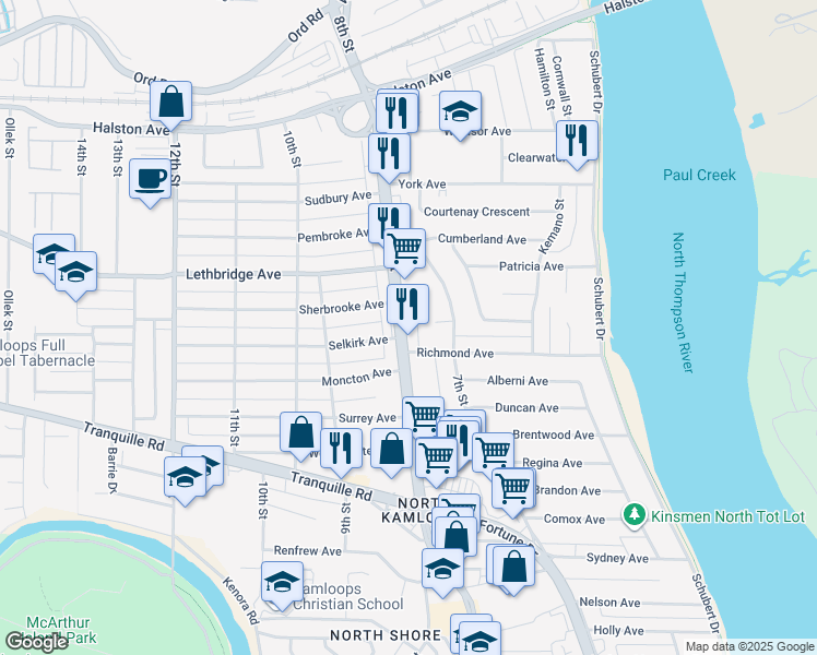 1006 8th Street, Kamloops BC - Walk Score