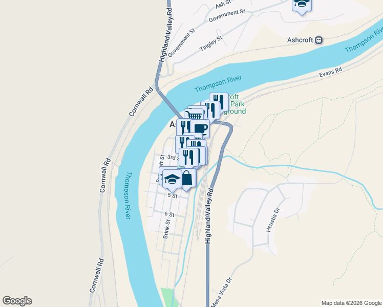 209 Railway Avenue, Ashcroft BC - Walk Score