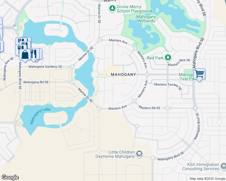 Mahogany Park SE, Calgary AB - Walk Score