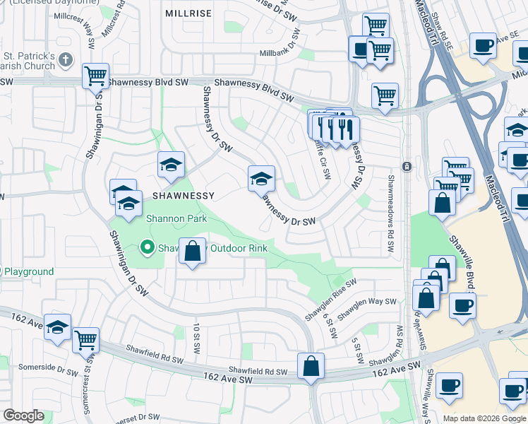 200 Shawnessy Drive Southwest, Calgary AB - Walk Score