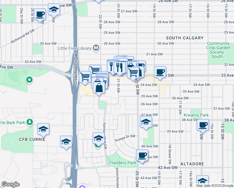 Mantra Marda Loop Apartments, Calgary AB - Walk Score