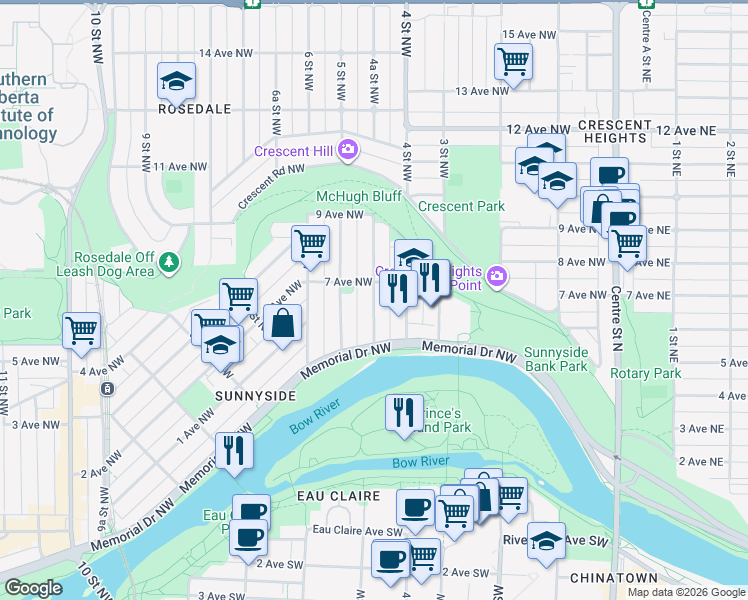 736 4A Street Northwest, Calgary AB - Walk Score