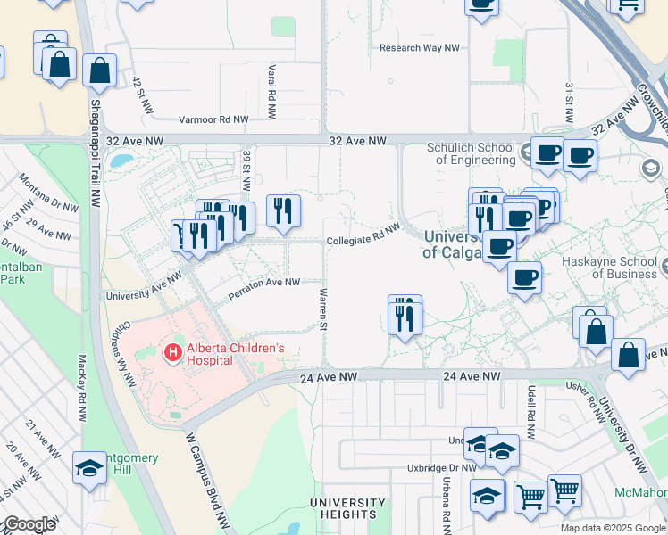 2500 University Drive Northwest, Calgary AB - Walk Score