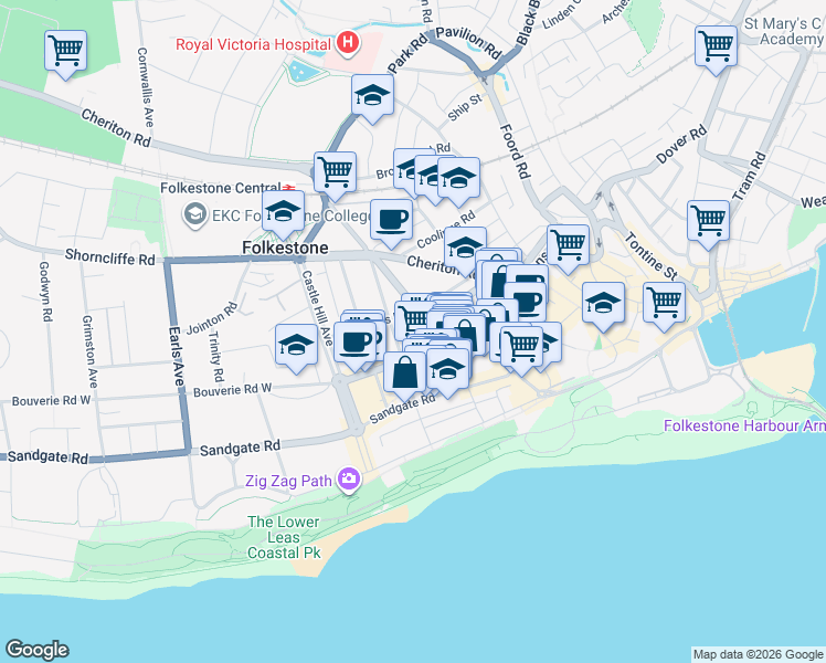 Cheriton Gardens, Kent England - Walk Score
