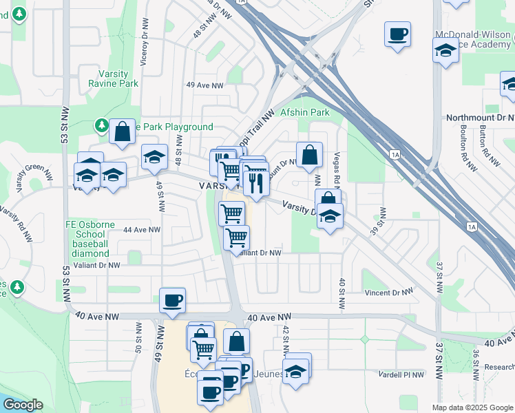 4603 Varsity Drive Northwest, Calgary AB - Walk Score