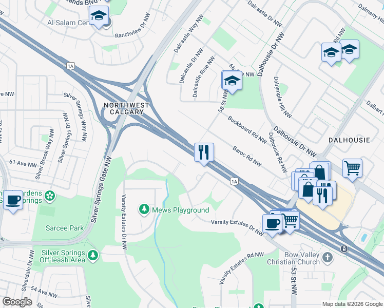 Crowchild Trail Northwest, Calgary AB - Walk Score