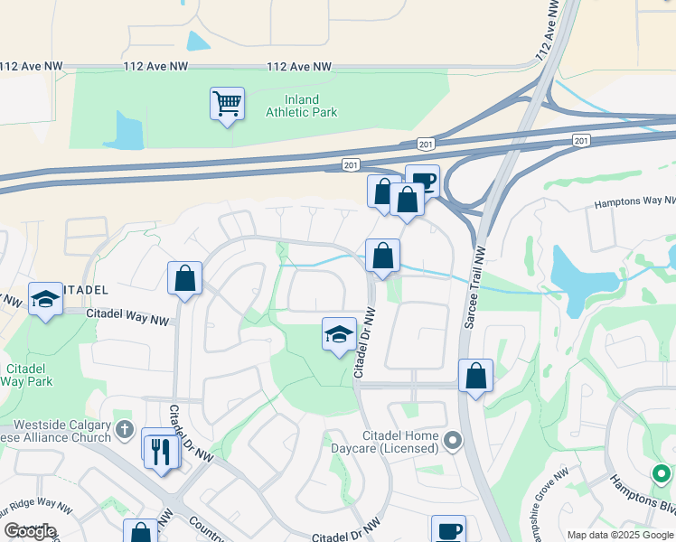 201 Citadel Crest Park Northwest, Calgary AB - Walk Score