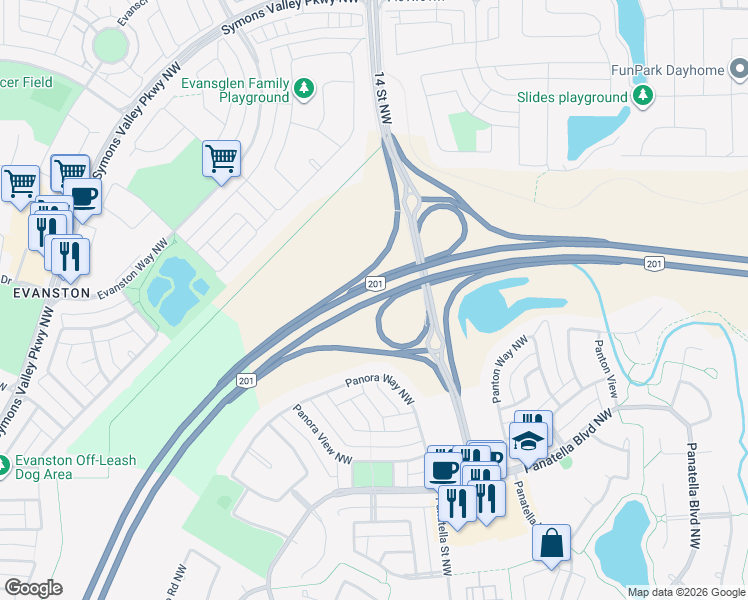 Stoney Trail Northwest, Calgary AB - Walk Score