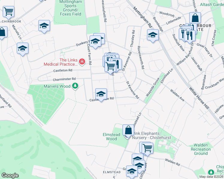 Beaconsfield Road, Greater London England - Walk Score