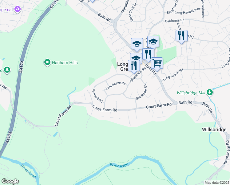 Ellacombe Road, Longwell Green England - Walk Score