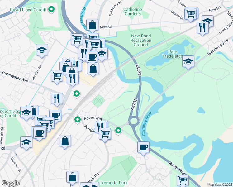 A location in Cardiff - Walk Score