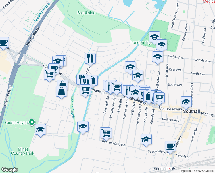 Greater London England - Walk Score