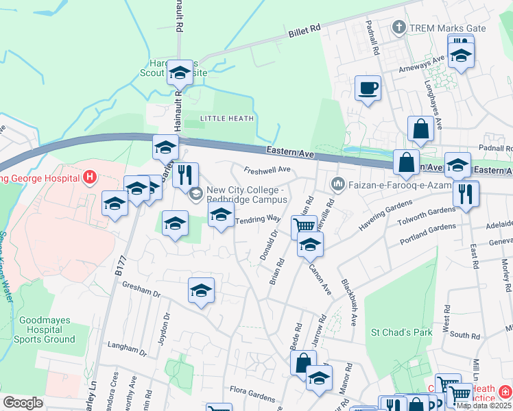 Chadwell Heath Lane, Greater London England - Walk Score