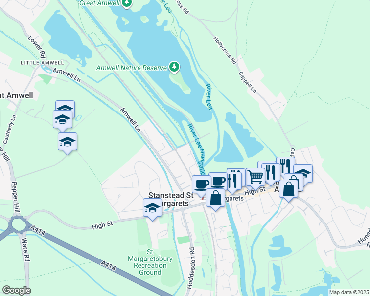 River Meads, Stanstead Abbotts England - Walk Score