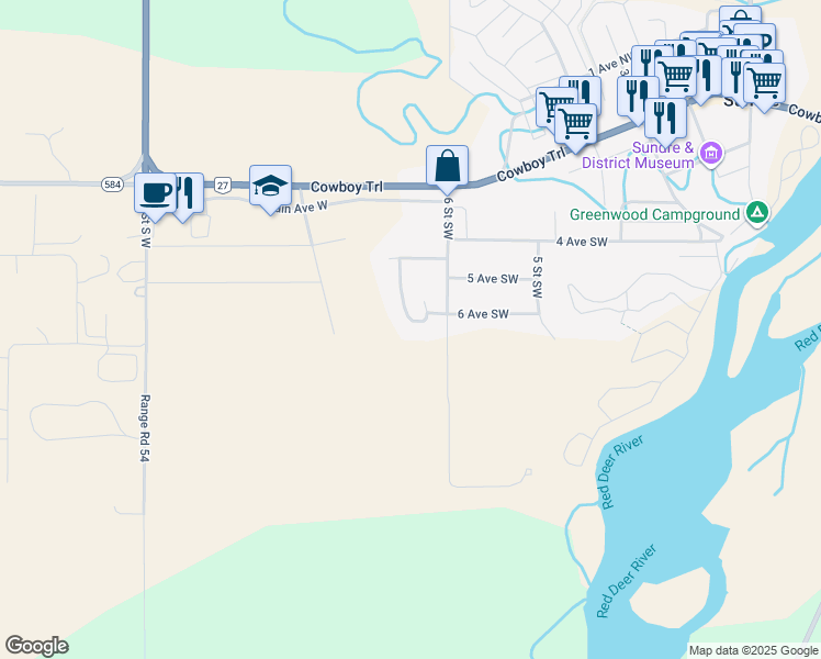 25 Noblefern Way Southwest, Sundre AB - Walk Score