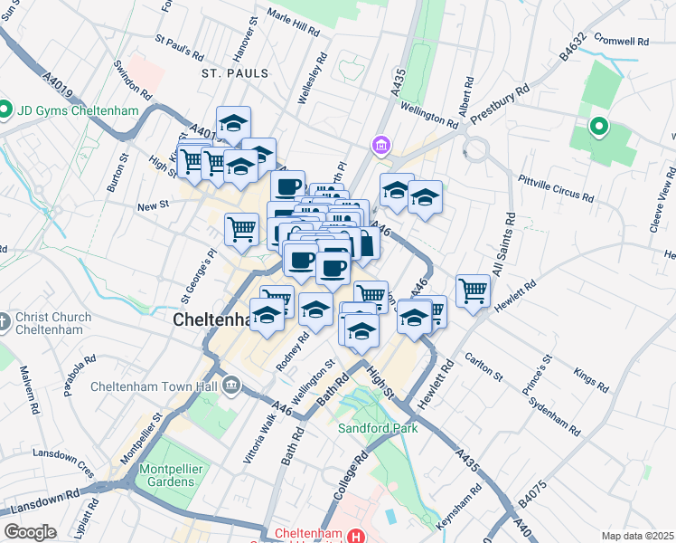 Winchcombe Street, Gloucestershire England - Walk Score