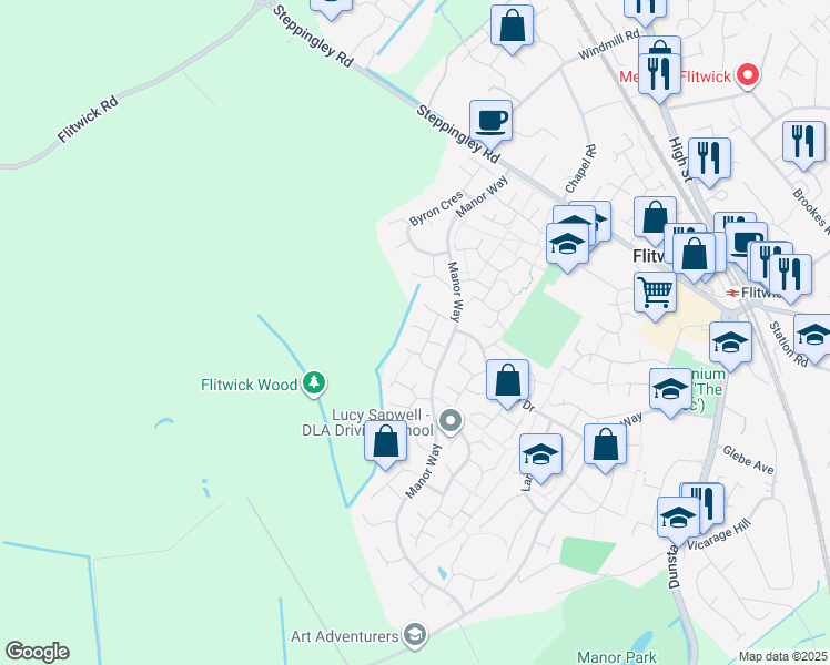 The Quantocks, Flitwick England - Walk Score