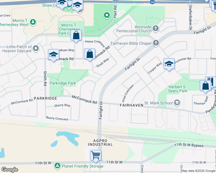3727 Fairlight Drive, Saskatoon SK - Walk Score