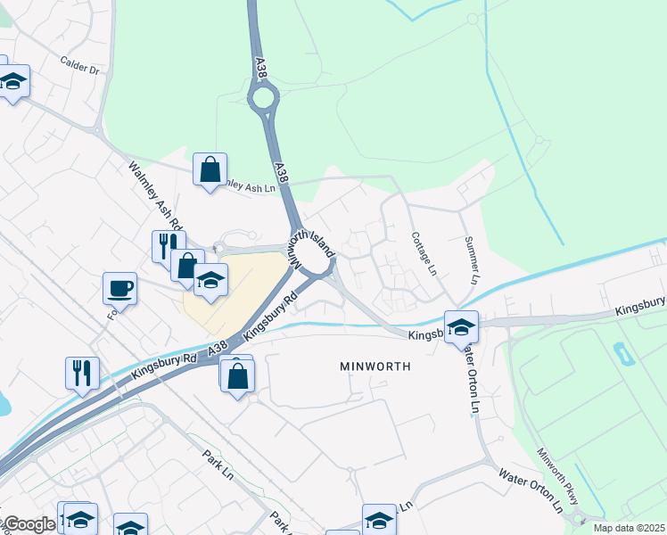 18 Minworth Island Roundabout, Minworth England - Walk Score