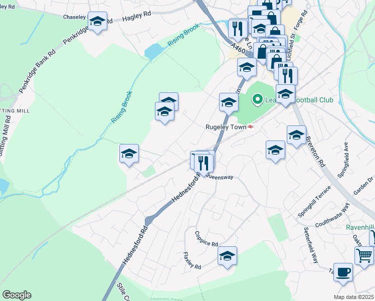 Hagley Park Gardens, Staffordshire England - Walk Score
