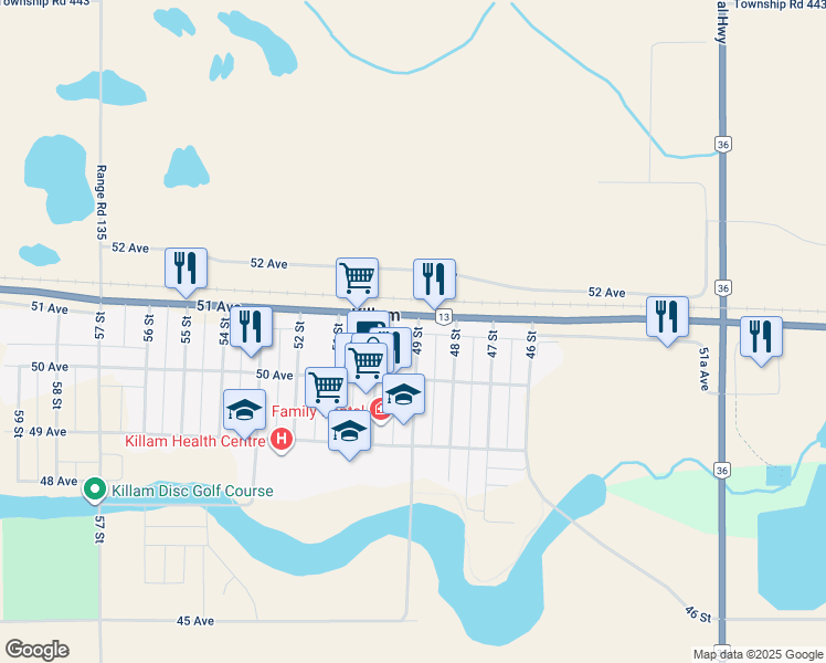 4825 51 Avenue, Killam AB - Walk Score